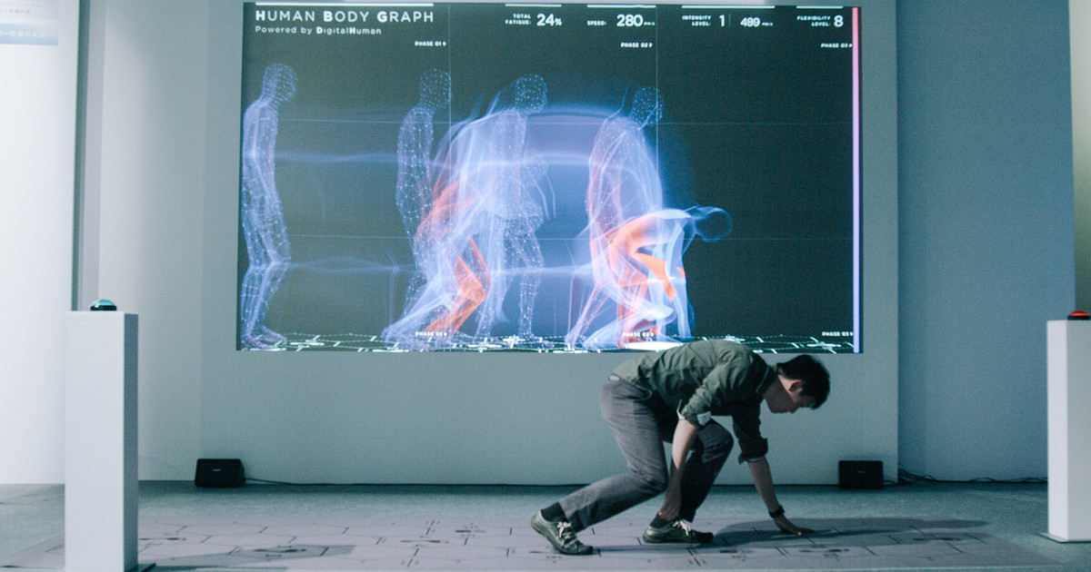 HUMAN BODY GRAPH Powered by DigitalHuman | WORK - Bascule Inc.